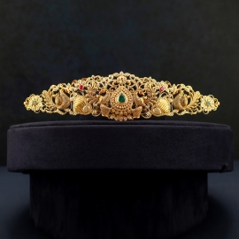 Gold and Antique Gold Oddiyanam for Women from Sri Krishna Jewellers